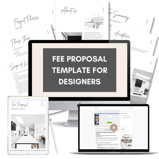 Fee Proposal Template – The Little Design Corner