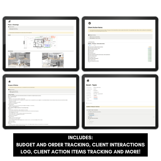 The Client Project Tracker – The Little Design Corner