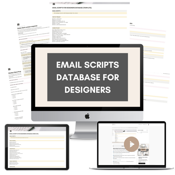 Email Scripts Database for Designers – The Little Design Corner