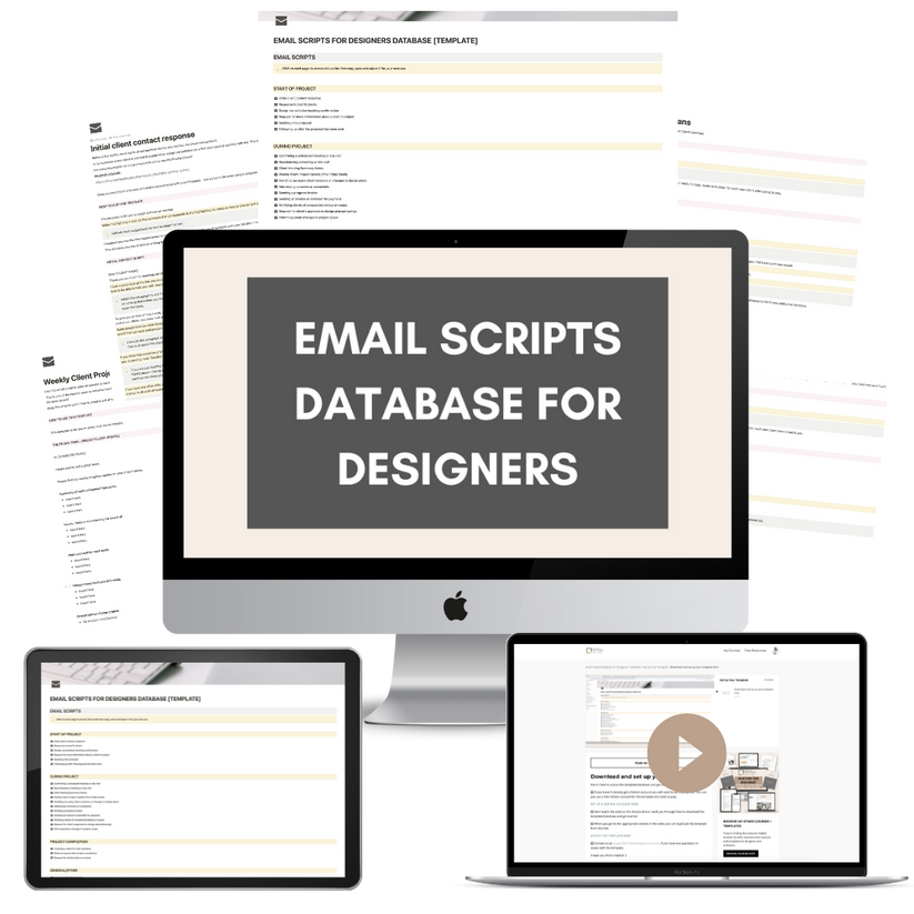 Email Scripts Database for Designers – The Little Design Corner
