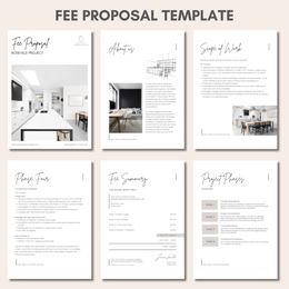 Fee Proposal Template – The Little Design Corner