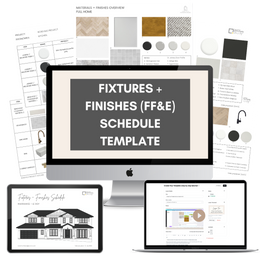 Fixtures and Finishes (FF&E) Schedule (Spec Book) Template – The Little ...
