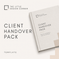 Client Handover Pack (Close Out Binder) Template – The Little Design Corner
