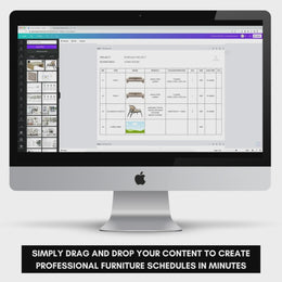 Interior Decoration (Furniture Schedule) Template – The Little Design ...